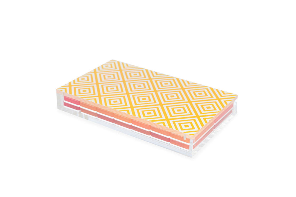 Domino Orange en acrílico · Regalo corporativo | LukiHome